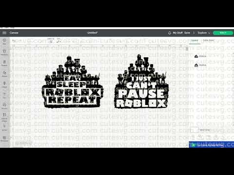 Roblox SVG Bundle, Gaming PNG, DXF, EPS Cut files