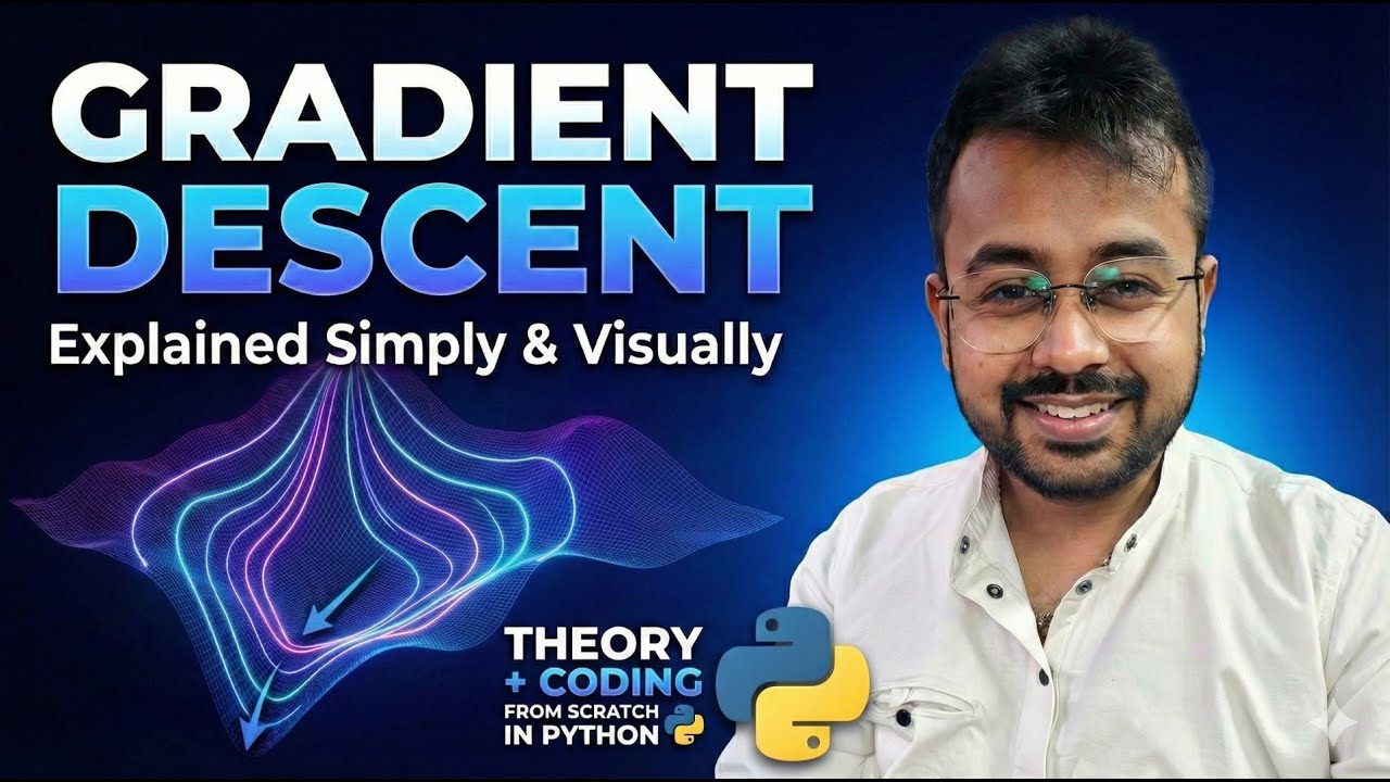Gradient Descent Made Simple — Math + Coding from Scratch