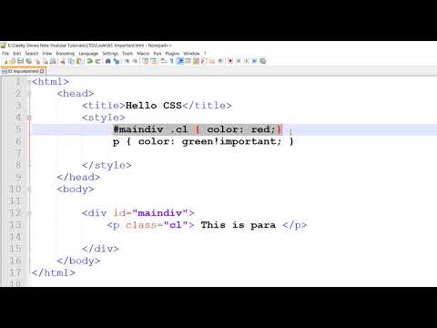 Learn Important Declaration in CSS Hindi - Mind Luster