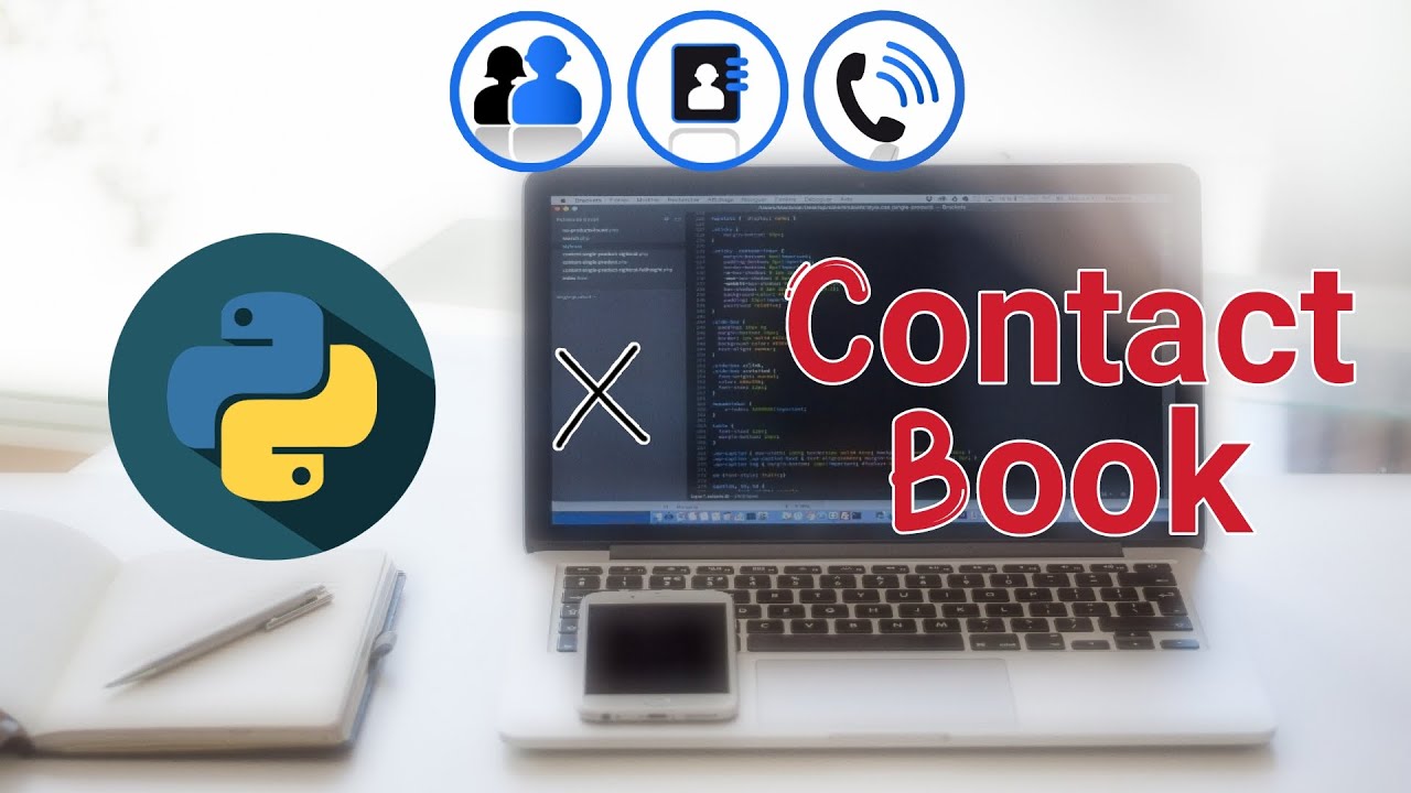 Contact Book Using Python Lists | Python Mini Project | Crazy Coders