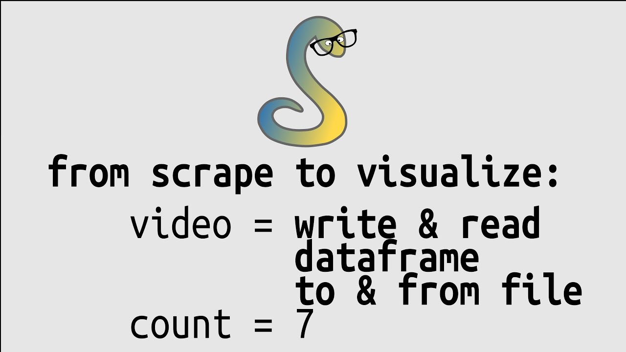 Python pandas: writing and reading dataframe to and from files