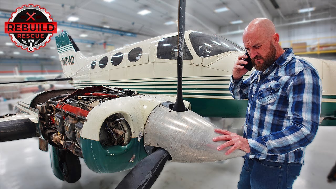 Man Comes Close to Firing Up 20 Year Abandoned Cessna, Until Shady ...