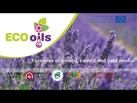 EcoOils - module 6 - Tutorial - Practical examples of owned earned paid media