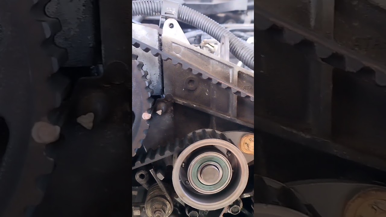 Mitsubishi 4D56 engine timing belt #shortvideo #