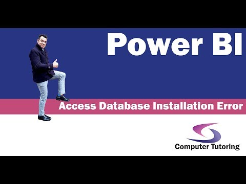 Power BI Access Database Engine Error - Computer Tutoring