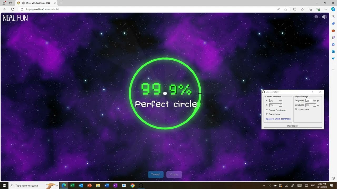 99.9% perfect circle [WR] | CHECK DESCRIPTION