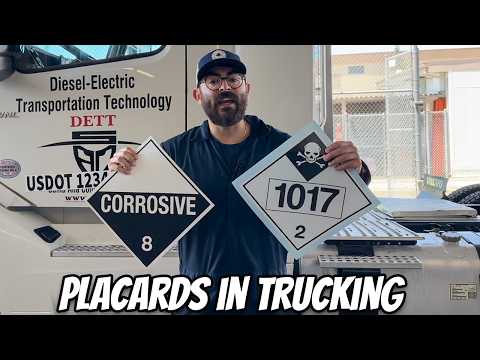 Placards In Trucking Explained | What Placards Do You Need In Transport & Trucking | Tips & Tricks