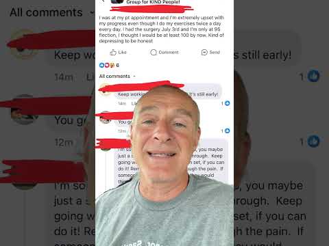 Frustrated with Progress After Knee Replacement Surgery