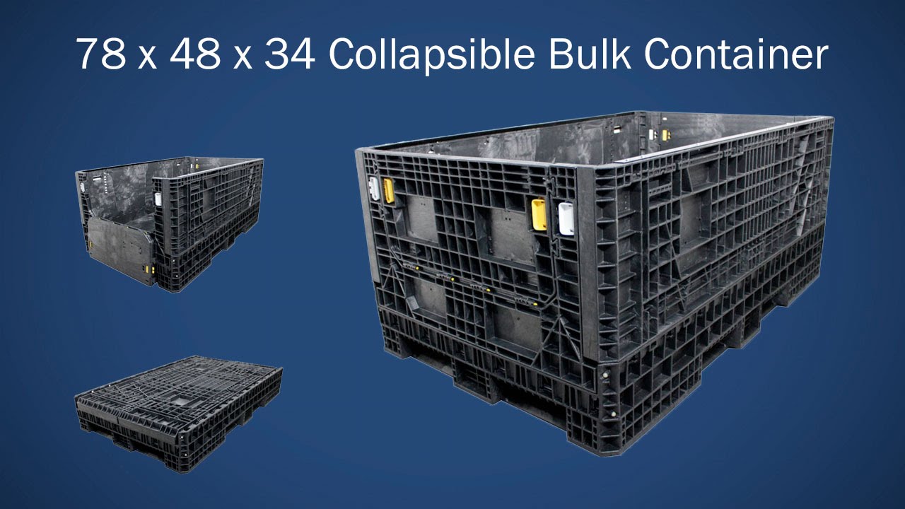 Ropak Collapsible Bulk Container 78 x 48 x 34