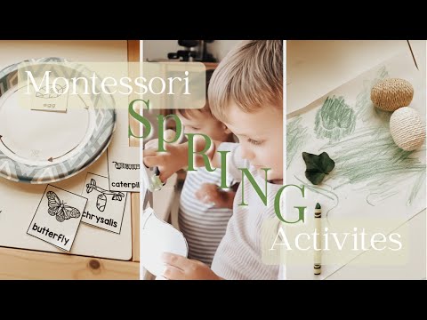 Springtime Montessori Activities for Toddlers! Easy Purposeful Play Ideas!