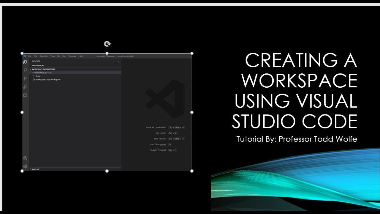 VSCode Tutorial: How to creating a new workspace in Visual Studio Code