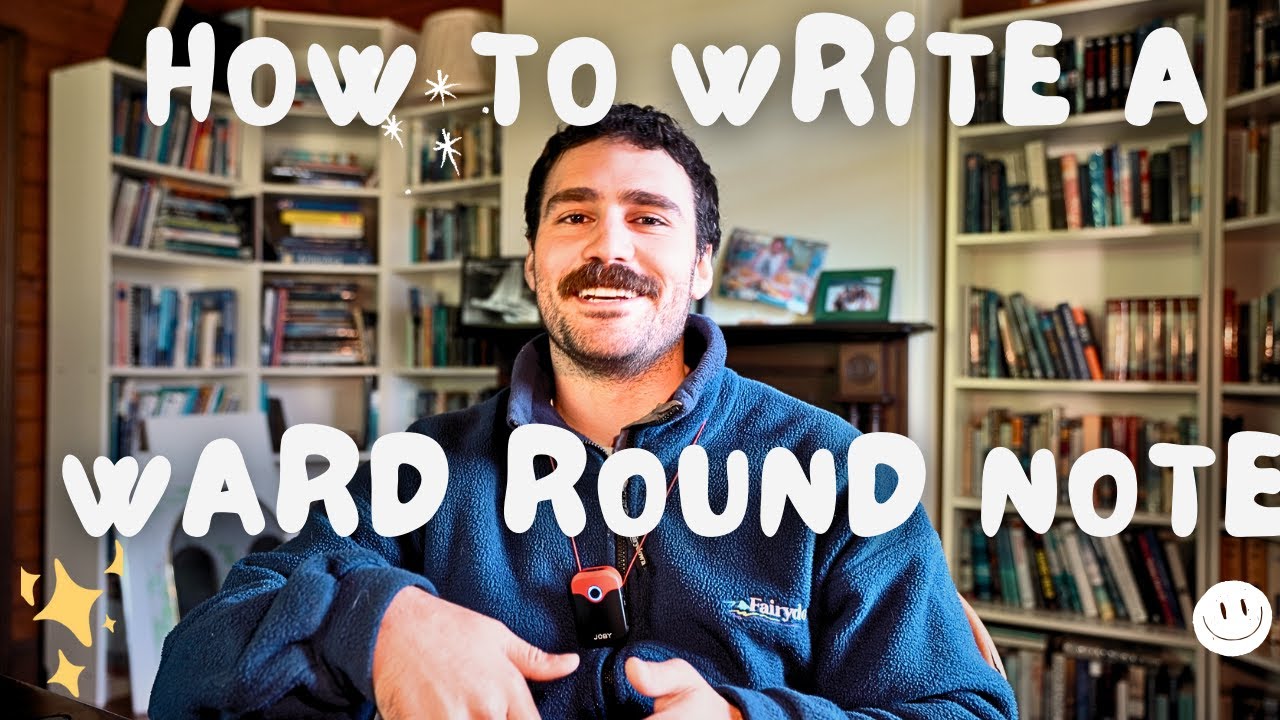 how to write a ward round note (progress) note tutorial for doctors + FREE notion template