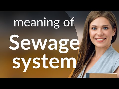 Sewage system | SEWAGE SYSTEM definition