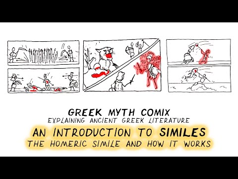 Similes: the Homeric Simile and how it works in the Iliad and Odyssey - a teacher explains