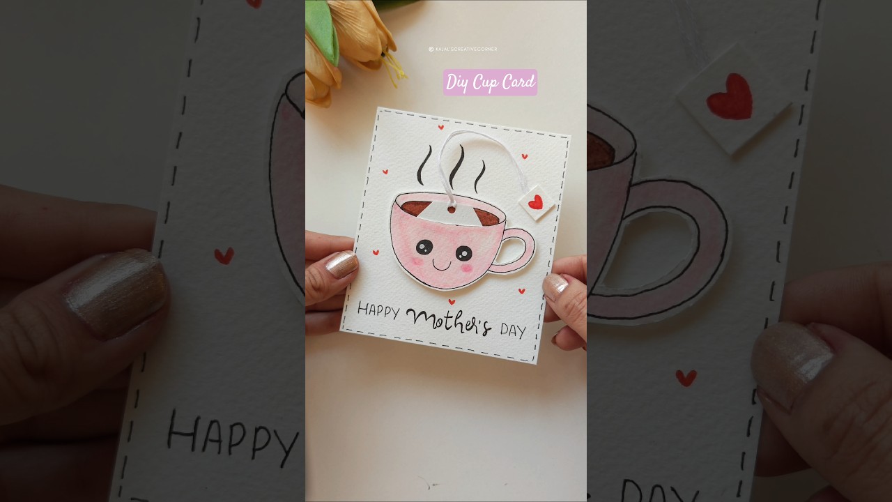 DIY CUTE Mothers Day Card!