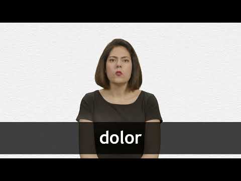 How to pronounce DOLOR in European Spanish