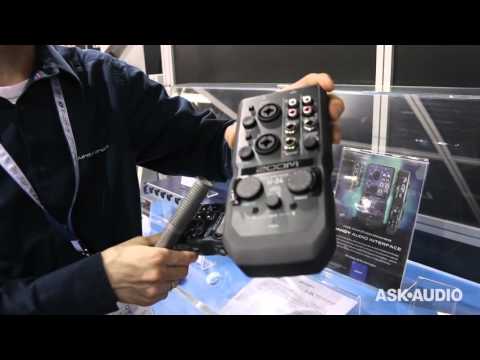 Zoom U-24 and U-44 Handy Audio Recording Interfaces at Musikmesse 2016
