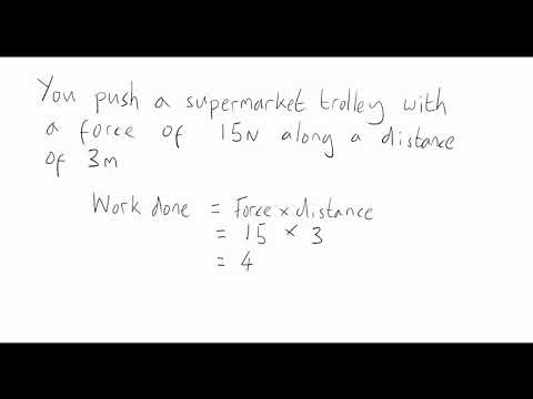 Work Done (GCSE Physics)