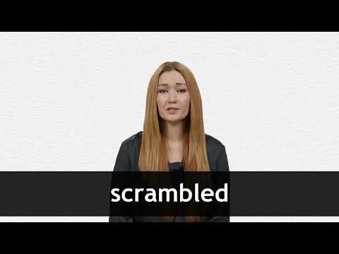 SCRAMBLED definition in American English | Collins English Dictionary