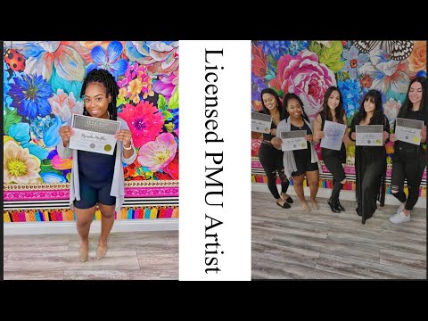 Microblading Class | I'm A PMU Artist Now !!! | I Got My Tattooing License