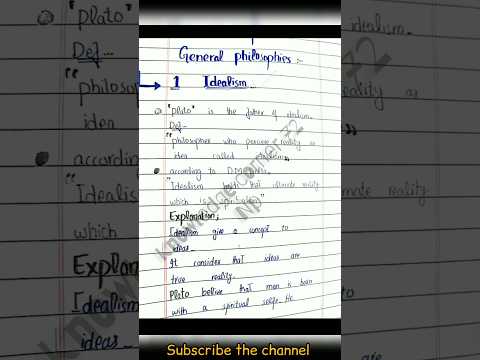 Idealism philosophy|philosophical concept of idealism|metaphysics, epistemology,axiology#writtennote