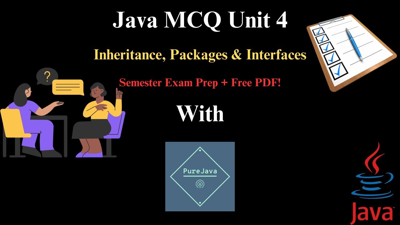 Java MCQ: WBSCTE Unit 4 - Inheritance, Packages & Interfaces 📚 + Free PDF