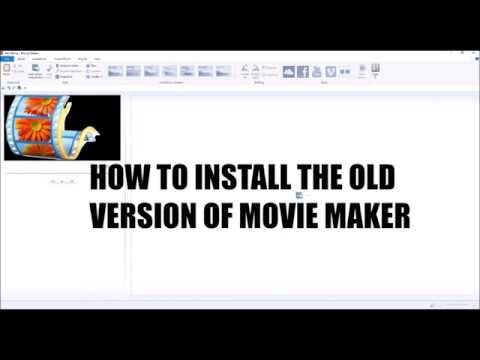 How to install old version of movie maker (2019)