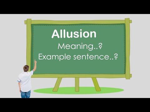 Allusion meaning in Urdu | Allusion with sentence example | How to pronounce Allusion