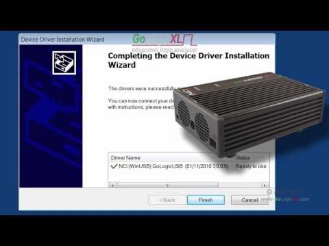 Logic Analyzer GoLogicXL: Driver install (Install #01)