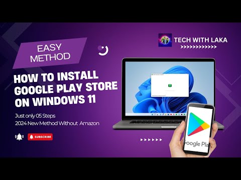 Install Google Play Store on Windows 11 in 2024 | 5 Easy Steps (No Amazon Needed!)