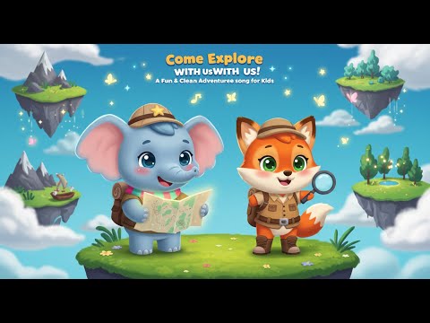 Come Explore With Us! 🌍 A Fun & Clean Adventure Song for Kids P001