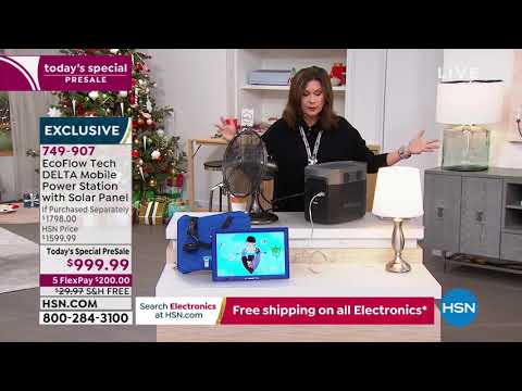 EcoFlow Tech DELTA Mobile Power Station with Solar Panel