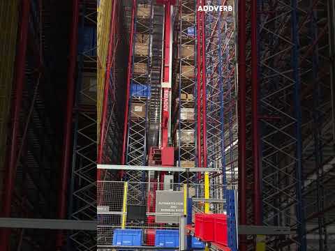 Stacker Crane for AS/RS | Advanced AS/RS for Efficient Pallet Handling"