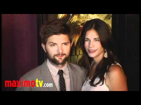 Adam Scott & Naomi Scott // PIRANHA 3D Premiere