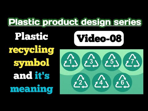 V08 Recycling symbol and its meaning explained example | Plastic product design series