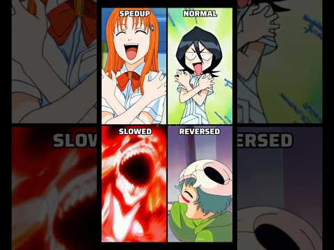 Bohahaha Laugh Normal Vs Speed UP Vs Slowed. Bleach Anime #anime #memes #shorts