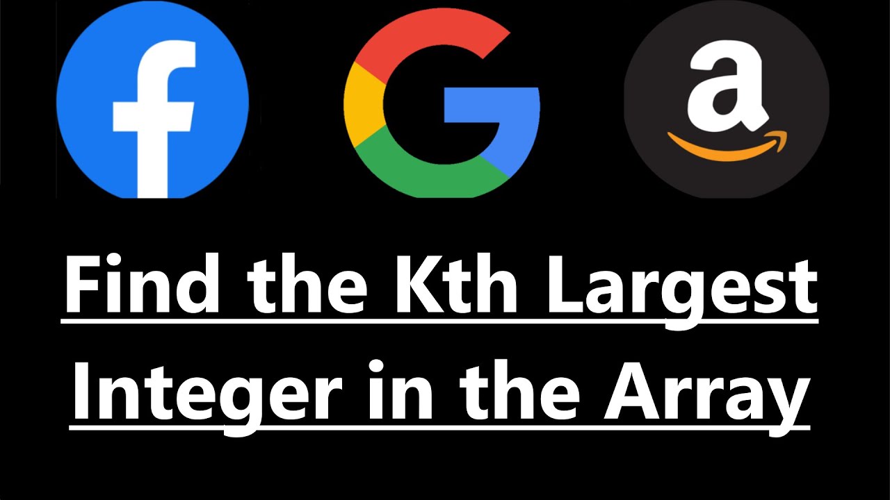Find the Kth Largest Integer in the Array - Leetcode Weekly Contest - 1985 Python
