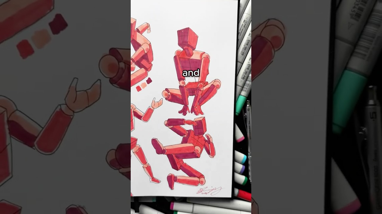 How to Draw ANATOMY Like a PRO!! 👀✍️ (part 1) #arttutorial