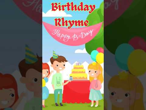 Birthday Rhyme | Animated cartoon Rhyme short video |JIGGLE with RHYME