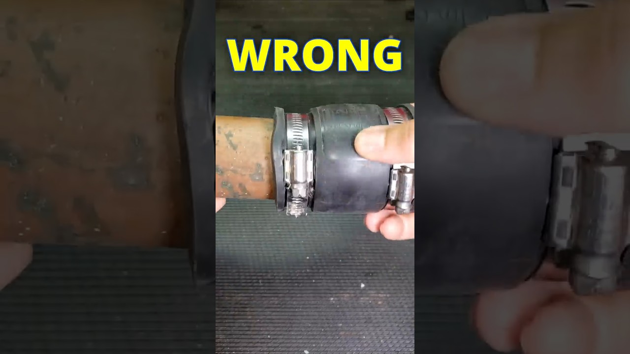 🛑🤚 STOP Using FERNCO Couplings (The BAND-AID of Plumbing Fixes!) 🩹🚫