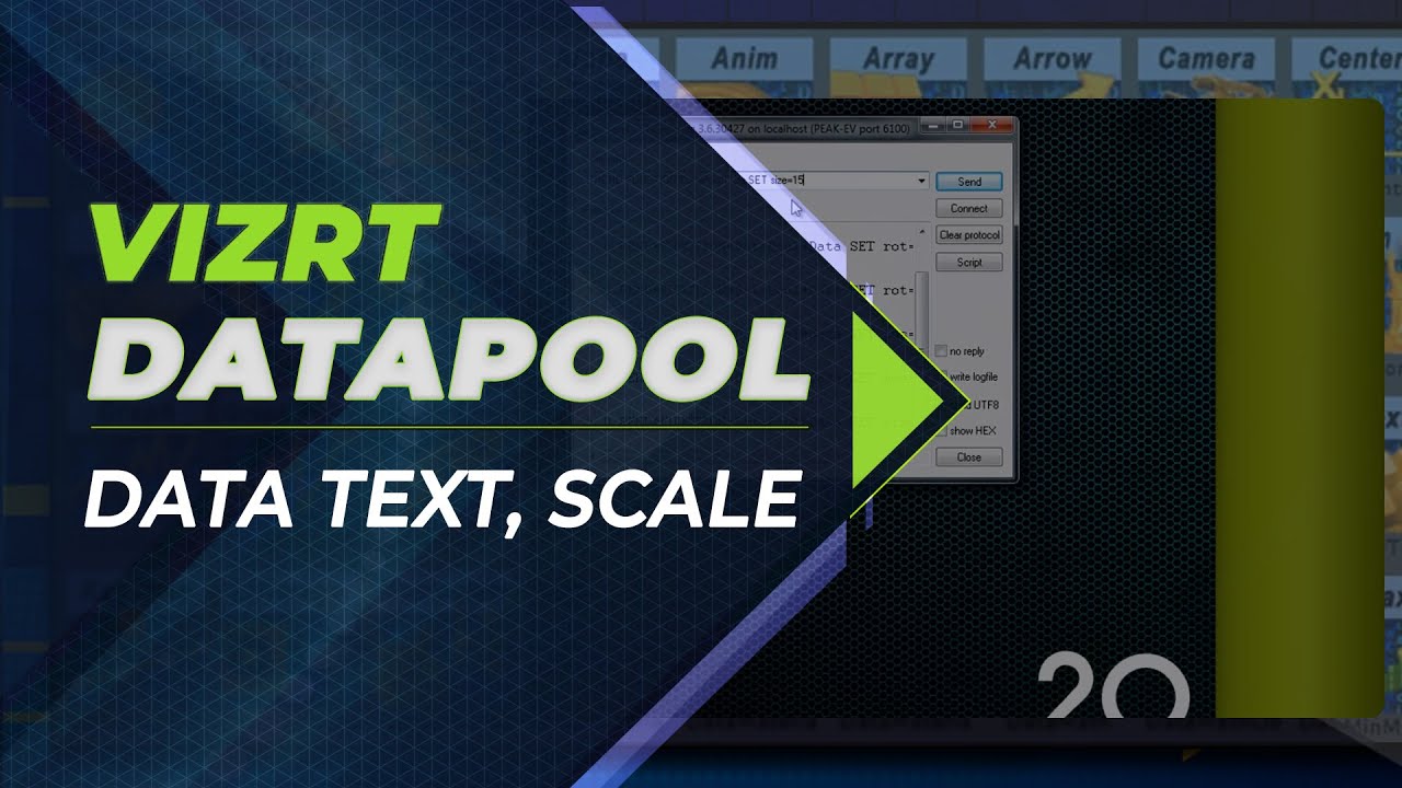 Vizrt DataPool Tutorial 6 - Data Text, Data Scale
