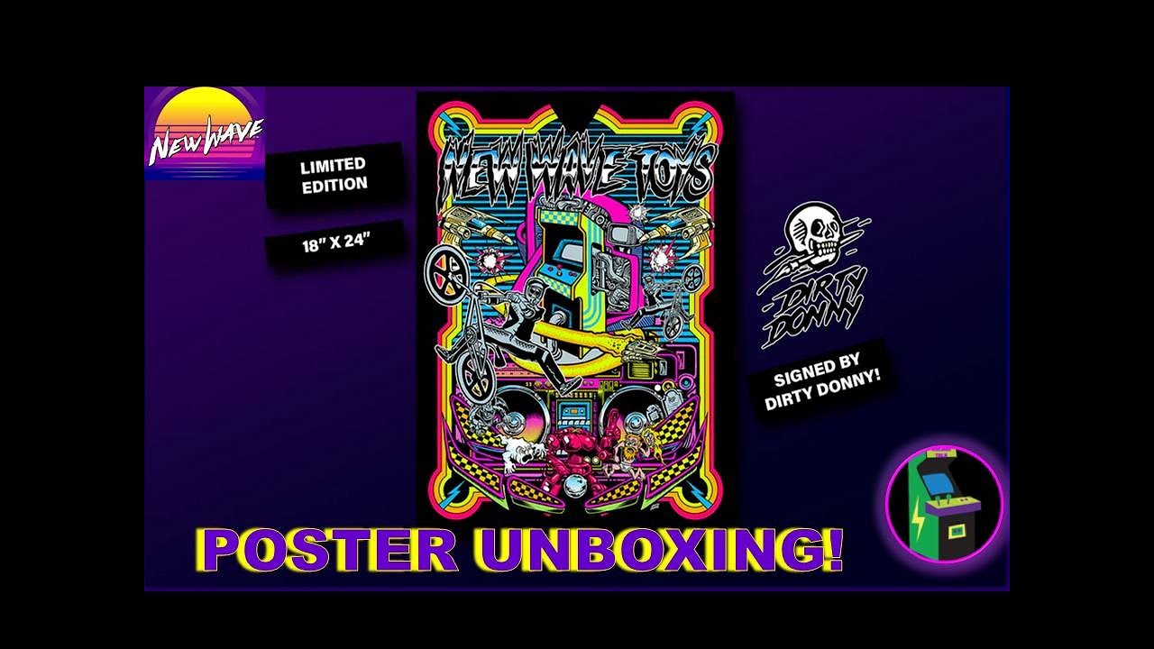 New Wave Toys Dirty Donny Full Size Poster Unboxing!