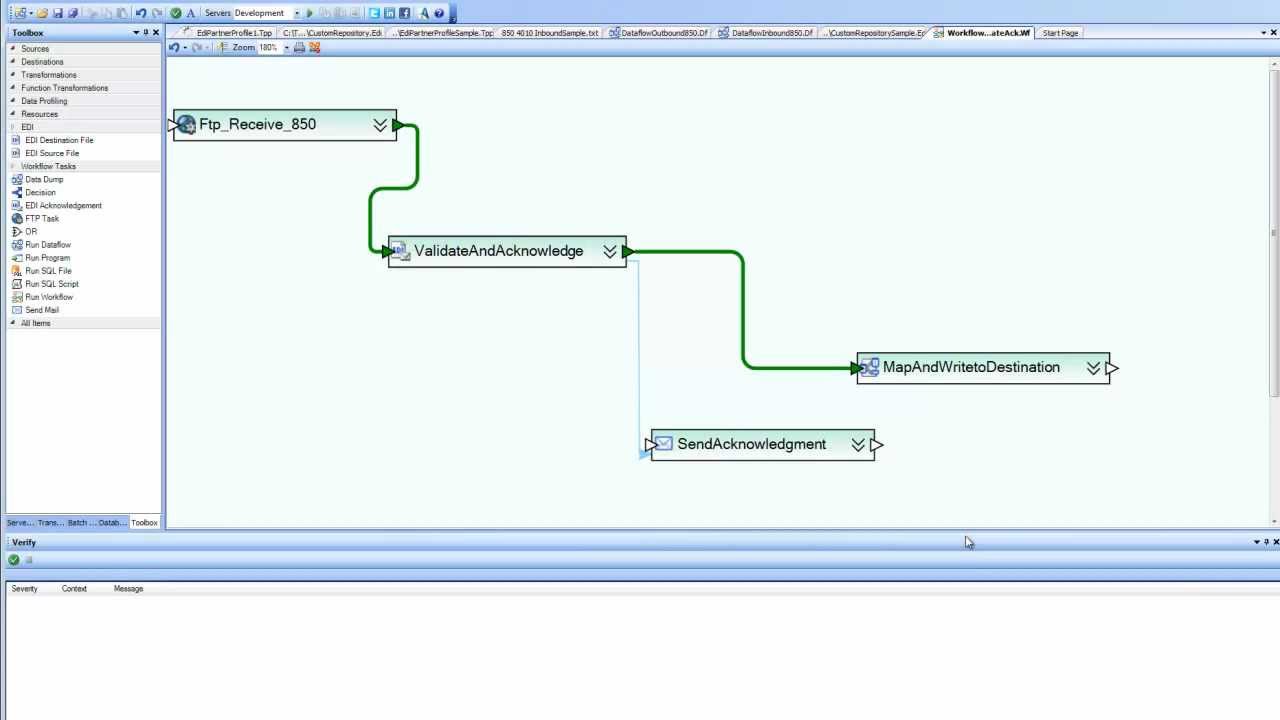 Acknowledgement generation in EDIConnect