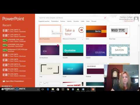 How to Create a Title Page in MS PowerPoint 2013 – Adventures in New Media