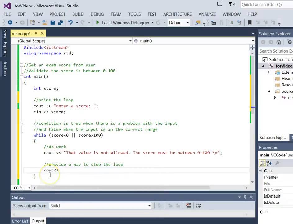 Input Validation Loop