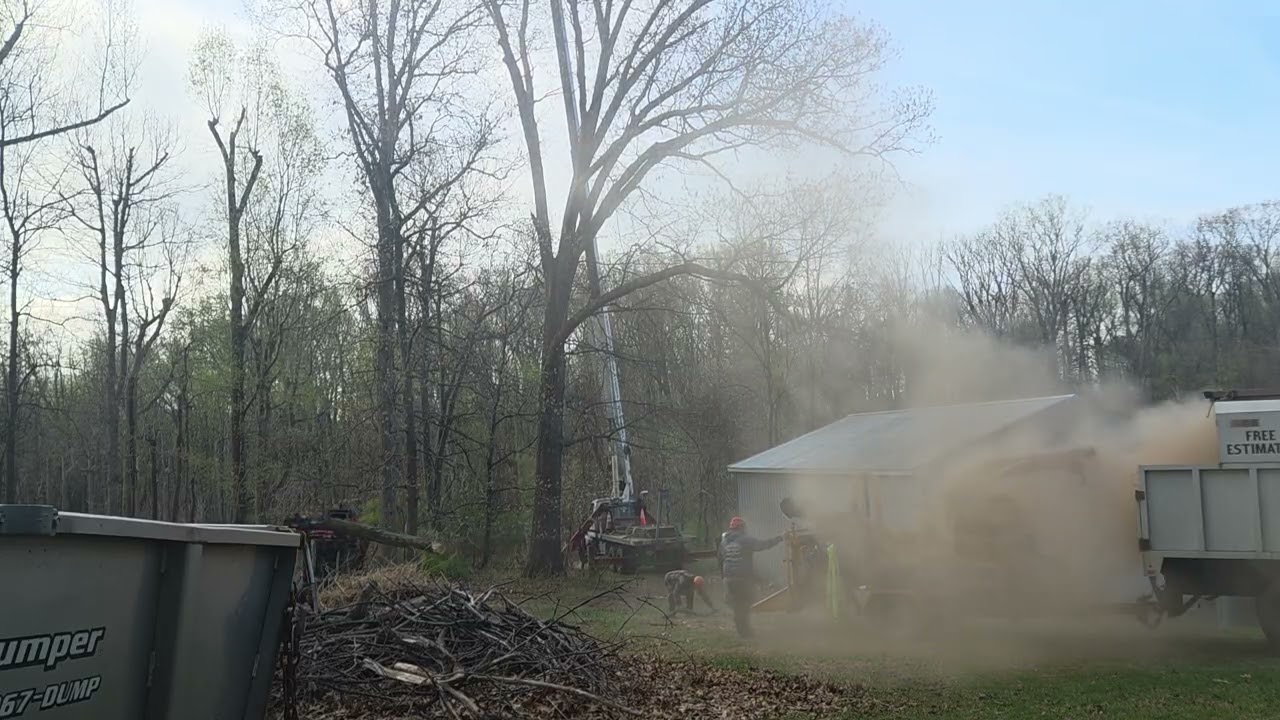 Crane take down.  A cut above tree service LLC 410 984 0469 Caves rd 