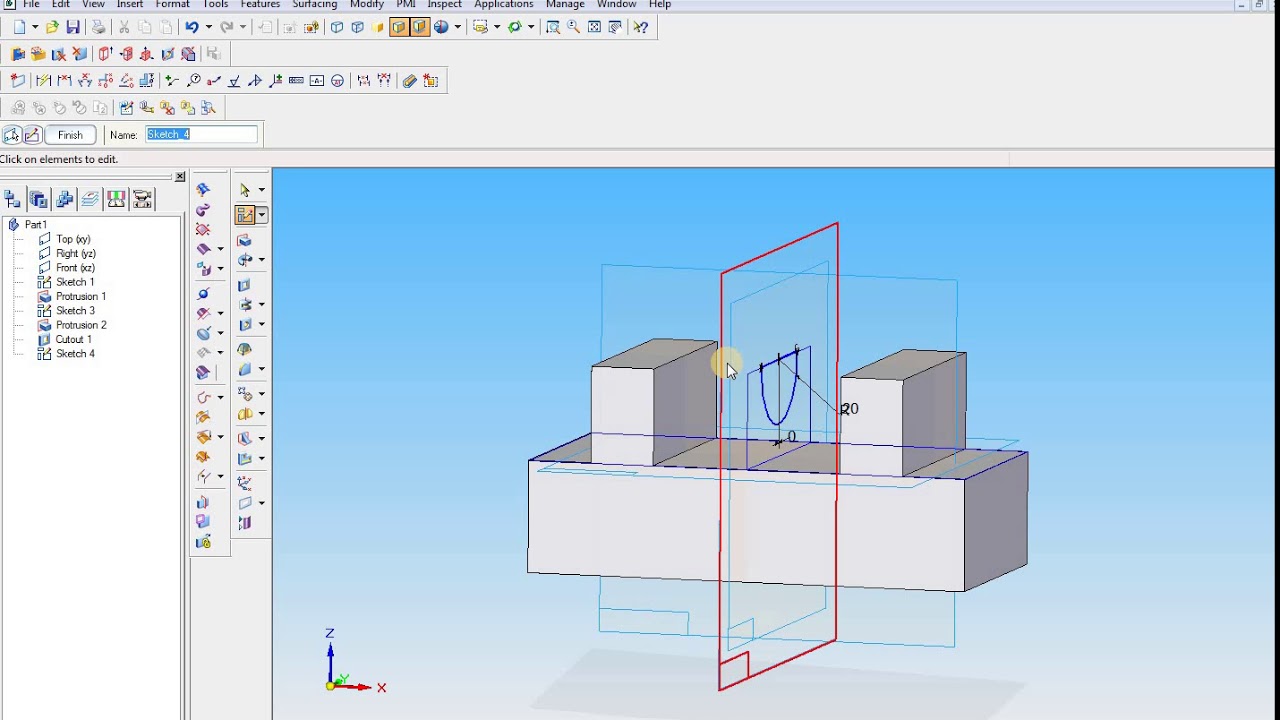 SAMPLE MODEL IN SOLID EDGE V19(Exercise 8)