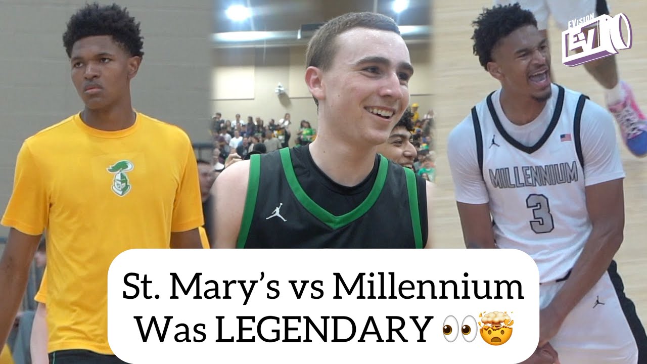 St Marys vs Millennium GAME WINNER AT THE BUZZER!! | Open Division Final 4 Was LEGENDARY!!