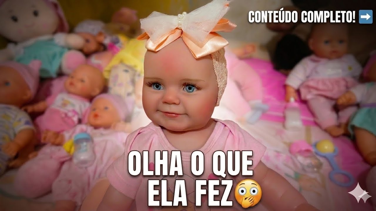 ROTINA DA NOITE COM MINHA BONECA!🌙🍼👶 O FINAL É CHOCANTE! 💩🩷