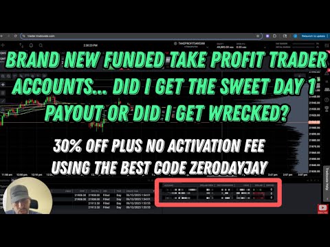 New Funded Take Profit Trader Accounts (Day 1 Payouts?... Or Wrecked?)